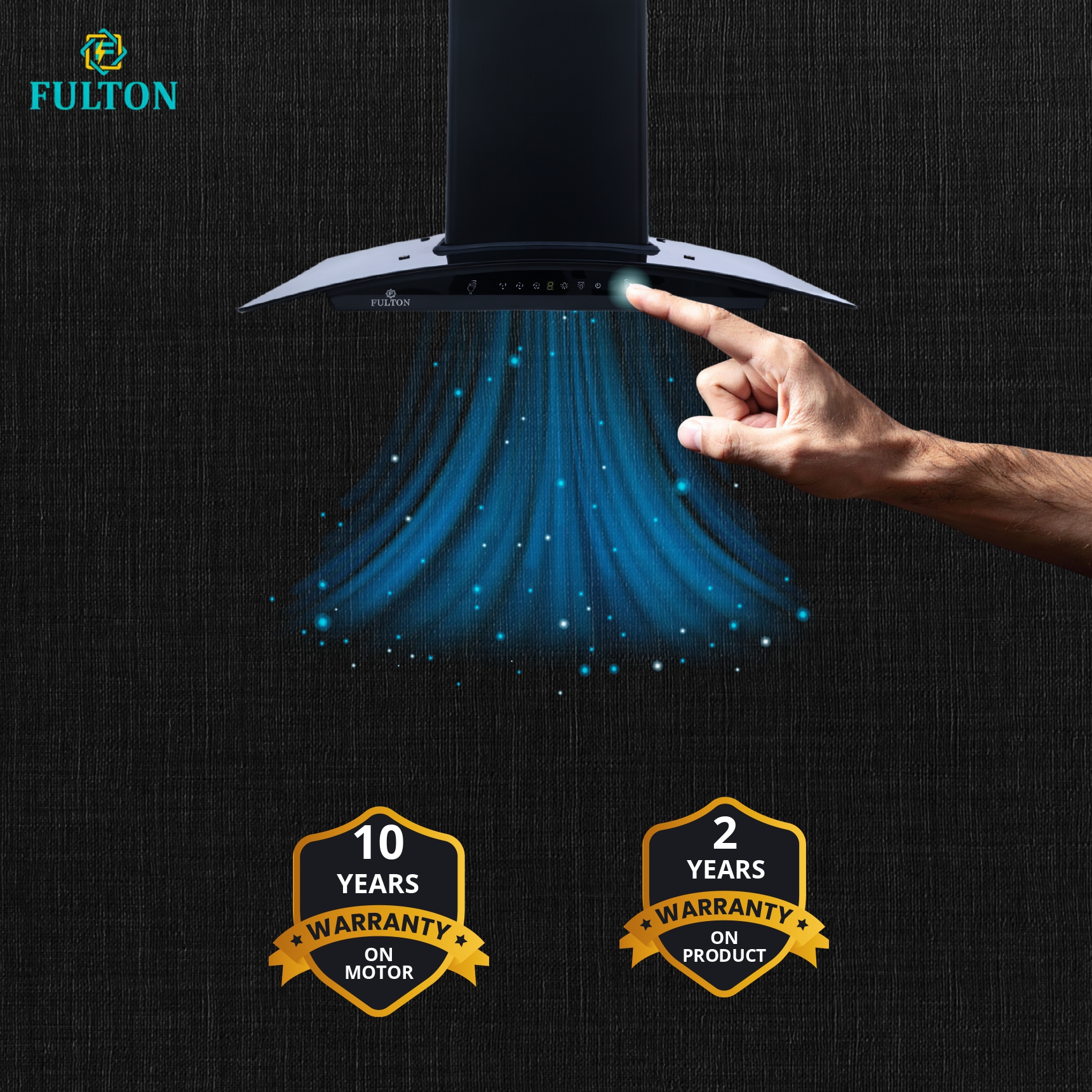 Pyramid Kitchen Chimney 60cm – fulton.co.in